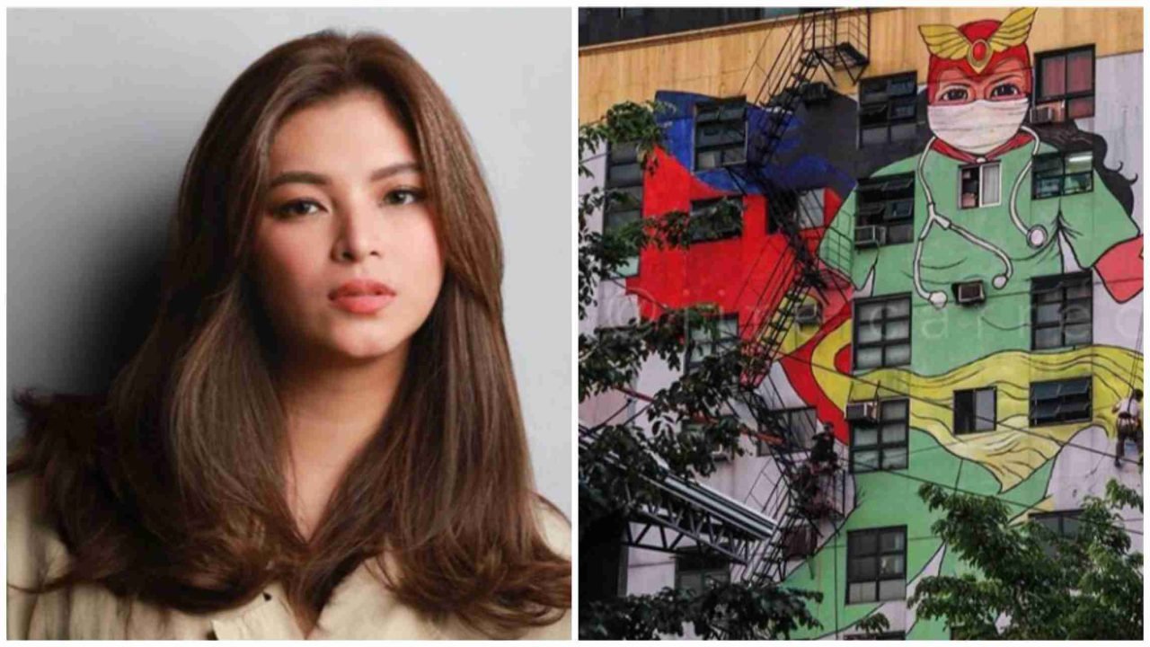 Angel Locsin inspires Darna frontliner mural by AG Saño's Art Atak team ...