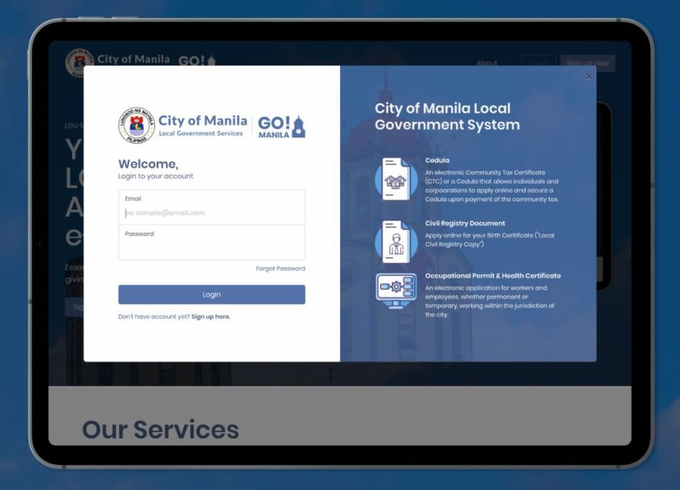 Manila city automates services for people's safety, convenience, anti ...
