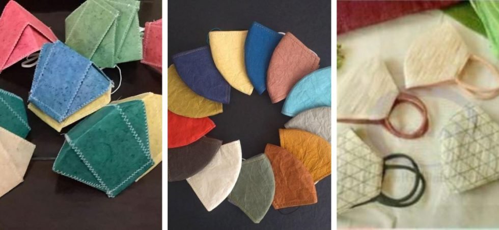 These Philippine Abaca face masks are for public use ...