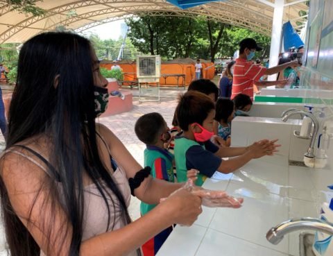 Hybrid Handwashing Facilities installed in Quezon City public areas ...