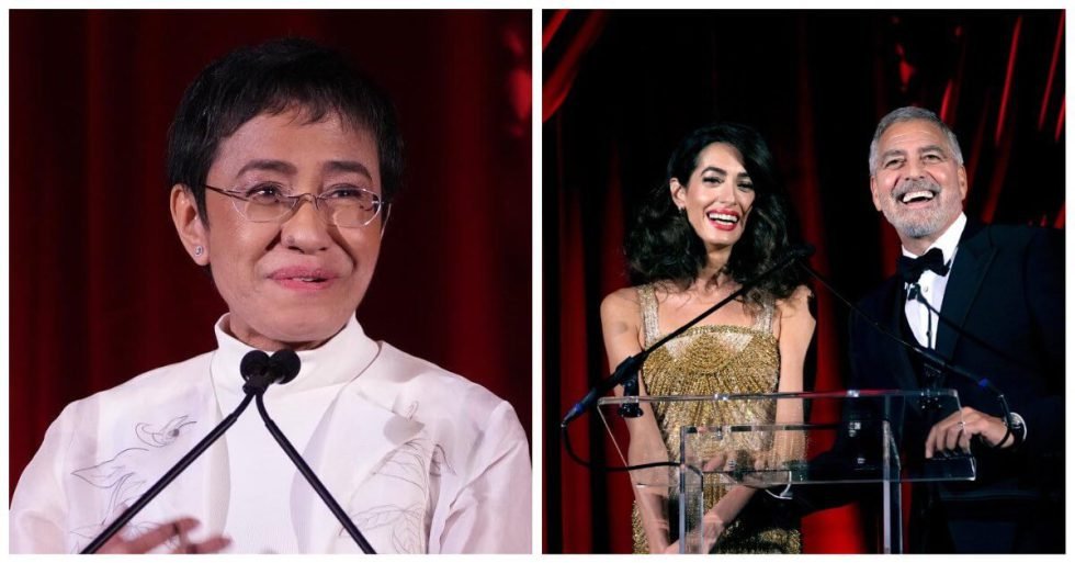 Maria Ressa honored by George & Amal Clooney’s Justice for Journalists ...